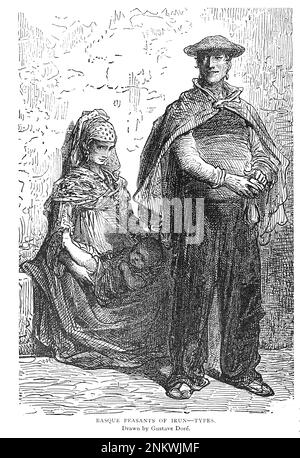 Couple, illustration by Gustave Doré Stock Photo - Alamy