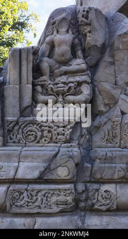 Carvings on Masroor Rock Cut Temple, 8th Century, Nagara Style ...