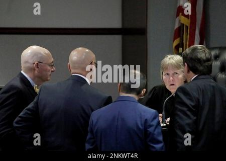 Florida 6th Circuit Court judge Susan Gardner Barthle presides over the ...