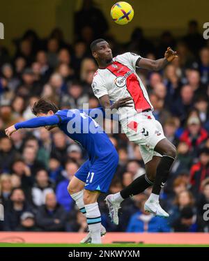 Southampton's Paul Onuachu during the Premier League match at the City ...