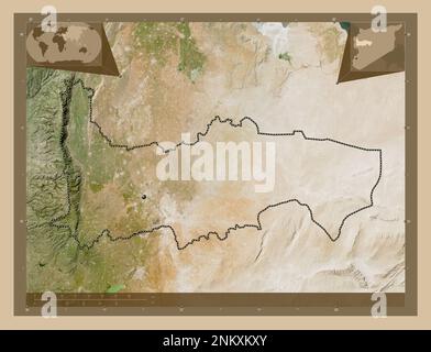 Hamah, province of Syria. Low resolution satellite map Stock Photo - Alamy