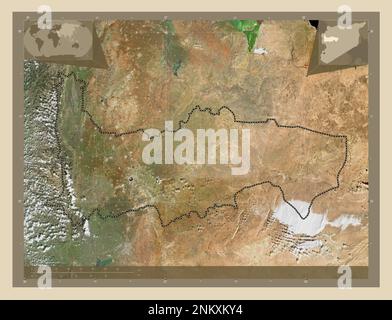Hamah, province of Syria. High resolution satellite map Stock Photo - Alamy