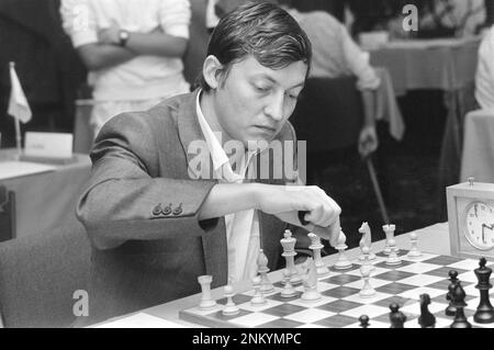 Ohra chess tournament; Anatoli Karpov ca. 1985 Stock Photo - Alamy