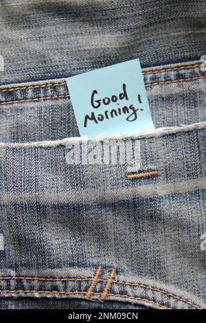 Handwriting text Good Morning Monday. Conceptual photo Happy Positivity ...