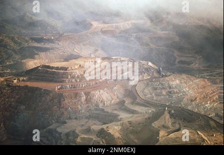 OPEN PIT MINES AND SMELTER Stock Photo - Alamy
