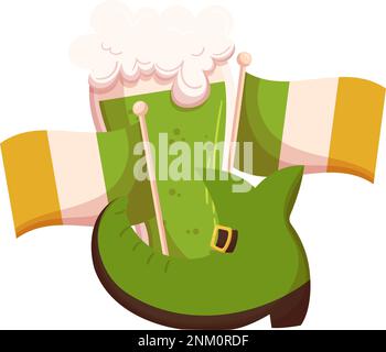 Saint Patrick Day Beer Festival Banner Greeting Card Stock Vector Image ...