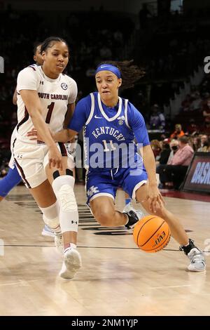 COLUMBIA, SC - JANUARY 09: Kentucky guard Treasure Hunt (12) during a ...