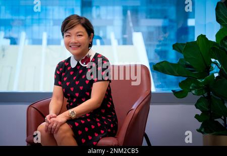 Pearlyn Phau, Group CEO of Aviva Singlife, 24 December 2021. (Singapore ...