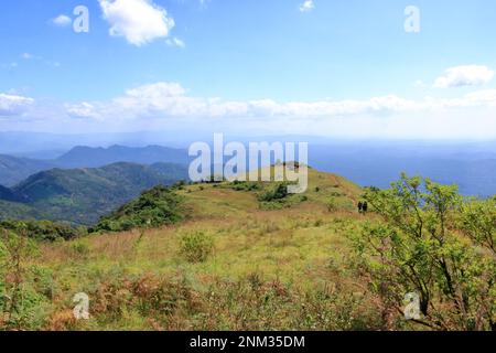 the view of the southern tip of the mighty western ghats. Paithalmala ...