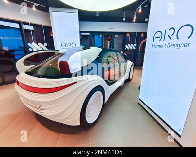 IM Airo concept designed by Heatherwick Studio on display at the 2023 Shanghai Auto Show Stock ...