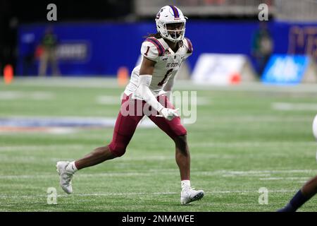ATLANTA, GA - DECEMBER 18: Wide receiver Shaquan Davis #1 of the South ...