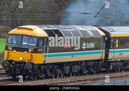 A Driving Brake Standard Open (DBSO) with Class 86 locomotive number ...