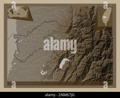 Map of Chiayi City in Taiwan Stock Photo - Alamy