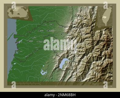 Map of Chiayi City in Taiwan Stock Photo - Alamy