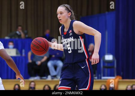 SOUTH ORANGE, NJ - DECEMBER 03: UConn Huskies forward Aaliyah Edwards ...