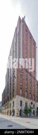 Pittsburgh Downtown: Lawrence Hall is a gothic-styled brick high-rise ...
