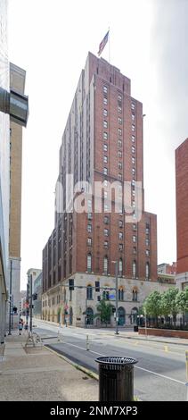Pittsburgh Downtown: Lawrence Hall is a gothic-styled brick high-rise ...