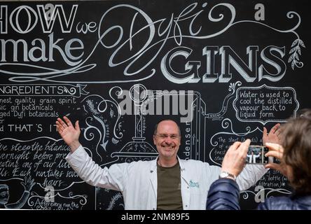 Danny Cameron at The Dyfi distillery, artisan gin by Pete Cameron and ...