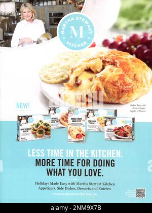 "Allrecipes" December/January 2022 magazine issue advert, USA Stock ...