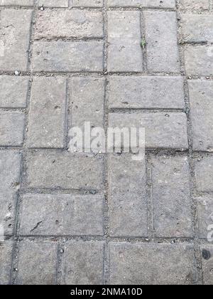 Gray Concrete Square Paving Stone Texture. Landscaping background ...