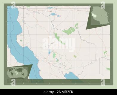 Katavi, region of Tanzania. Open Street Map Stock Photo - Alamy