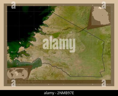 Mara, region of Tanzania. Low resolution satellite map Stock Photo - Alamy