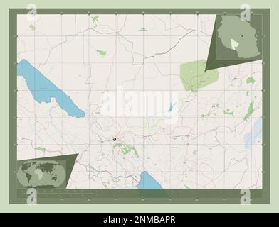 Mbeya, region of Tanzania. Open Street Map Stock Photo - Alamy