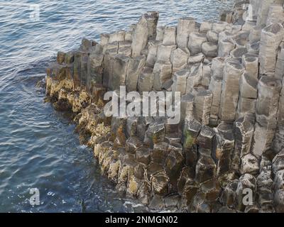 Basalt columns, Staoarbjargavik Bay, Hofsos, Northern Iceland, Iceland Stock Photo - Alamy