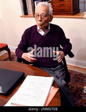Syukuro Manabe talks about winning the Nobel Prize in Physics at his ...