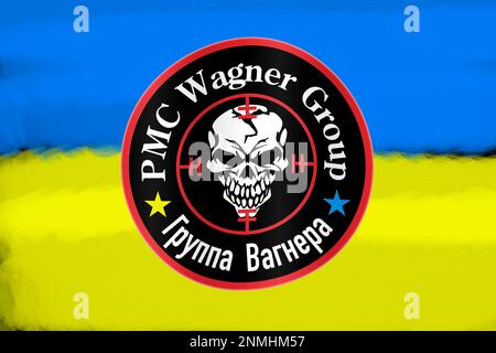 Logo of the Russian private security and military company Wagner Group ...