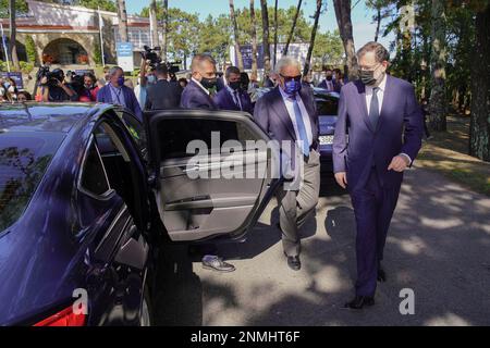 Left to right former Defense Ministers of the USSR Marshals Dmitry ...