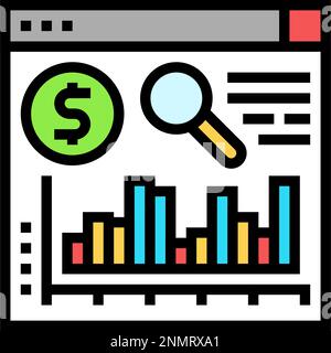 roi increase color icon vector illustration Stock Vector Image & Art ...