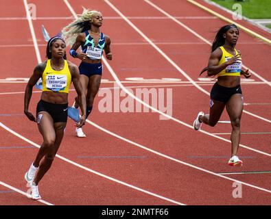 Hayward Field, Eugene, OR, USA. 9th June, 2022. Amanda Fassold of ...