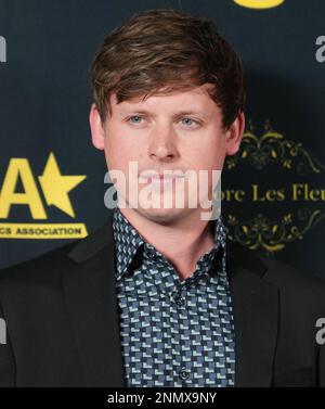Jake McLean arrives at the 2023 HCA Film Awards held at the Beverly ...