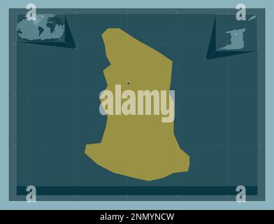 Arima, borough of Trinidad and Tobago. Solid color shape Stock Photo ...