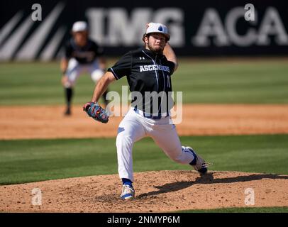 IMG Academy Ascenders pitcher Mason Albright (11) during a game against ...