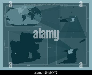 Tunapuna-Piarco, region of Trinidad and Tobago. High resolution ...