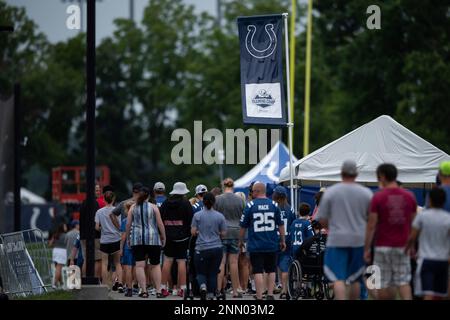WESTFIELD, IN - JULY 31: Indianapolis Colts wide receiver Quartney ...