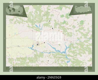 Batman, province of Turkiye. Open Street Map Stock Photo - Alamy