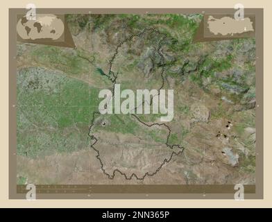 Batman, province of Turkiye. High resolution satellite map Stock Photo ...