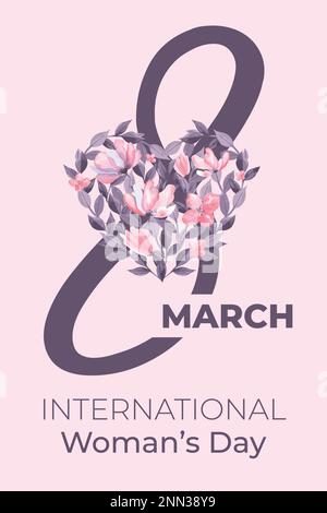 Watercolor flowers 8 march Women's Day Stock Vector Image & Art - Alamy