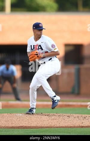 Team Stars starting pitcher Brandon Sproat (28) (Florida) during a game ...