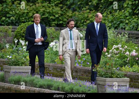 Garden designer Pip Morrison in the Sunken Garden at Kensington Palace ...