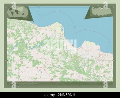 Samsun, province of Turkiye. Open Street Map Stock Photo - Alamy
