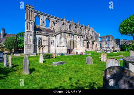 Malmesbury Abbey, Malmesbury, Gloucestershire, England Stock Photo - Alamy