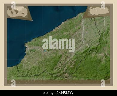 Zonguldak, province of Turkiye. High resolution satellite map Stock ...