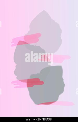 Hand drawn illustration with brightful colors and geometric elements ...