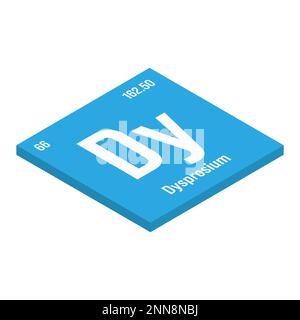 Darmstadtium symbol. Element number 110 of the Periodic Table of the ...