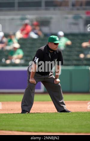 Umpire Marvin Hudson during a Major League Spring Training game between ...