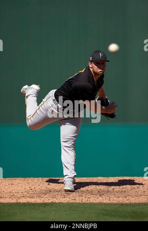 Pittsburgh Pirates pitcher David Bednar delivers during the fifth ...